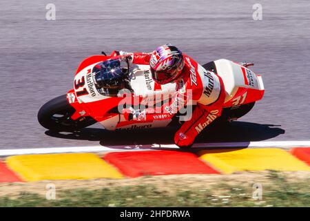 Tetsuya Harada (JPN) Yamaha 250,Italy GP 1996, Imola Stock Photo - Alamy