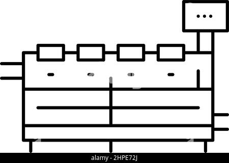 malaxer machines line icon vector illustration Stock Vector Image & Art ...