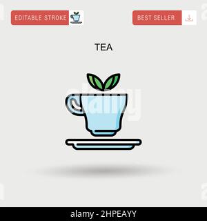 Tea Simple vector icon Stock Vector Image & Art - Alamy
