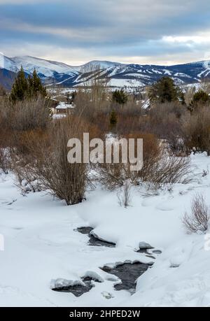 The Natural Beauty of Winter in Fraser, Colorado. Fraser River Trail ...