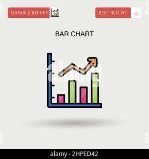 Bar-chart Simple vector icon Stock Vector Image & Art - Alamy