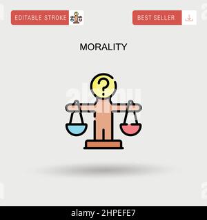 Moral concept icon Stock Vector Image & Art - Alamy