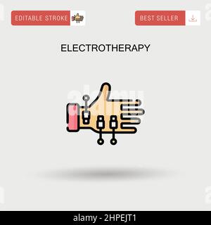 Electrotherapy Simple vector icon Stock Vector Image & Art - Alamy