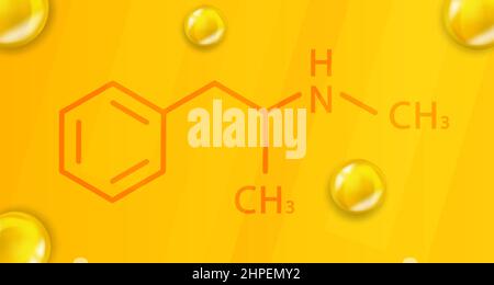 Methamphetamine molecular structure. Methamphetamine skeletal chemical ...