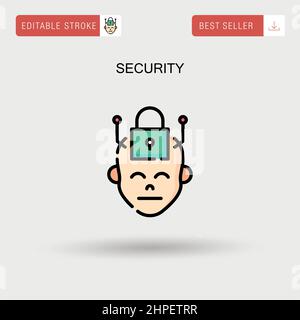 Security Simple vector icon Stock Vector Image & Art - Alamy