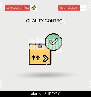 Checklist icon. Concept of quality control. Black checklist icon in ...