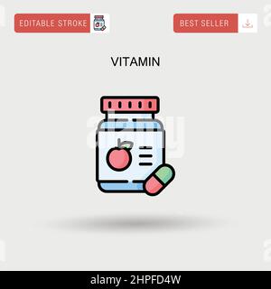 Vitamin and Antioxidant Complex. Vector Illustration Stock Vector Image ...