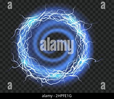 Plasma ring, lightning dark portal Stock Vector Image & Art - Alamy