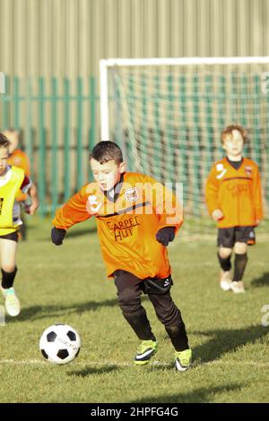 Boys football match between Cleeve Colts U8 and Churchdown Panthers U8 ...
