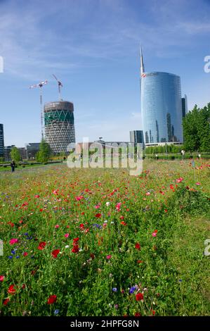 Milan, Italy Flowers and Gardens in various locations in Italy In the ...