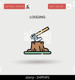 wooden logs resource icon vector illustration design Stock Vector Image ...