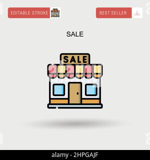 Sale-3 Simple vector icon Stock Vector Image & Art - Alamy