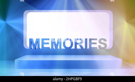blank screen with word biography. 3d rendering Stock Photo - Alamy