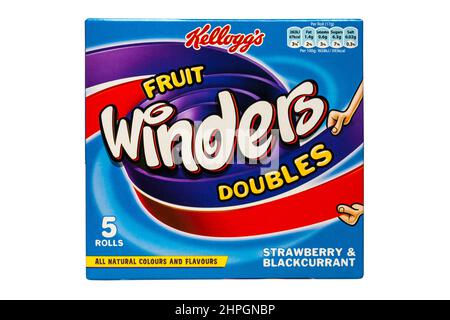 Box of Kelloggs fruit Winders Stock Photo - Alamy