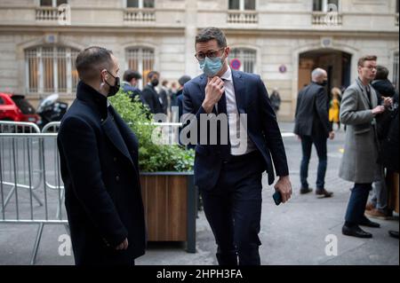 Vincent Caure during a meeting with the executive office members of the ...