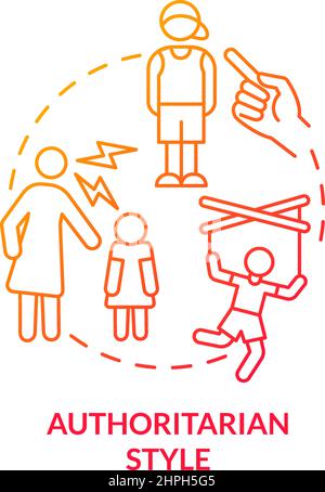 Authoritarian style concept icon Stock Vector Image & Art - Alamy