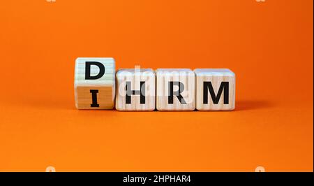 IHRM, international human resource management HRM symbol. Words IHRM ...