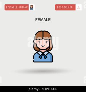 Icon for lady,female Stock Vector Image & Art - Alamy