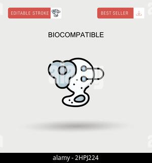 Biocompatible Simple vector icon Stock Vector Image & Art - Alamy