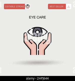 Oculist Simple vector icon Stock Vector Image & Art - Alamy