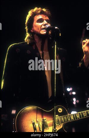Ray Davies of The Kinks performing circa 1984 Credit: Jeffrey Mayer ...