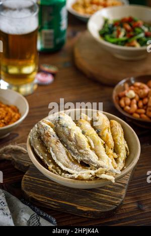 close up of a bowl of yellow croaker noodles in fresh soup Stock Photo ...