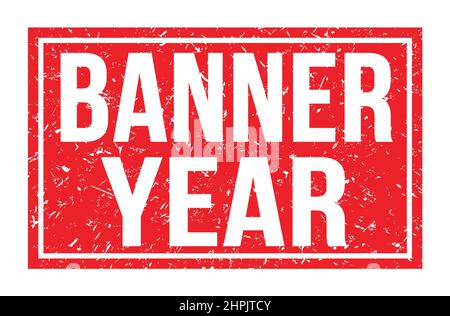 1 YEAR, words written on red rectangle stamp sign Stock Photo - Alamy