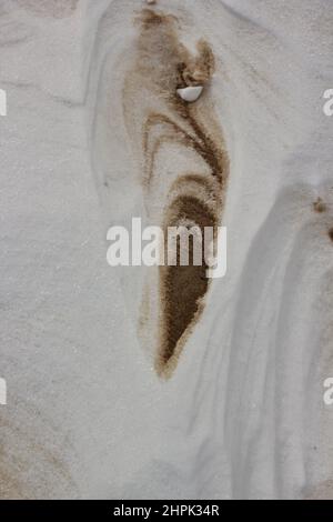 Interesting natural patterns and formations found in the sand dunes on ...