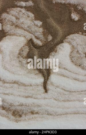 Interesting natural patterns and formations found in the sand dunes and ...