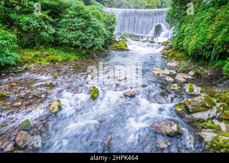 Small seven holes scenic spot Stock Photo - Alamy