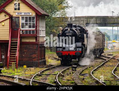 British Railways Standard Class 4MT 2-6-4 Tank Locomotive No.80151 on ...