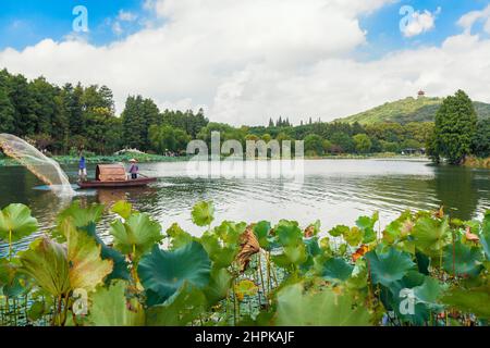 Jiangnan famous scenic spot - the turtle head isle Stock Photo - Alamy