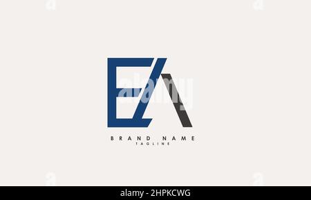EA Alphabet letters Initials Monogram logo Stock Vector Image & Art - Alamy