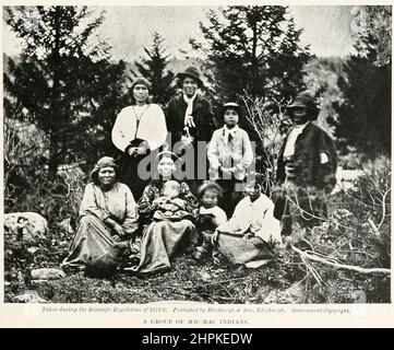 Native American from the Micmac tribe of Canada (far side) and his ...