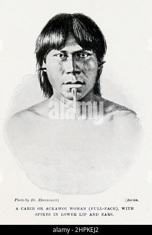 A Carib woman The Kalina, also known as the Caribs, mainland Caribs and ...