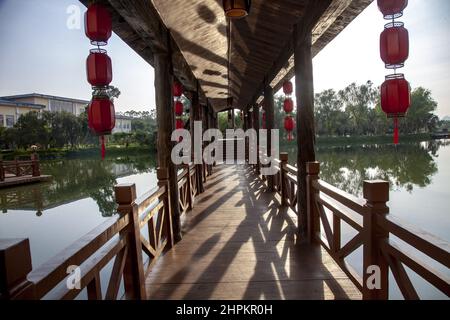 Shaoguan ruyuan palace international tourist resort corridor channel ...
