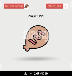 whey protein milk product dairy line icon vector illustration Stock ...