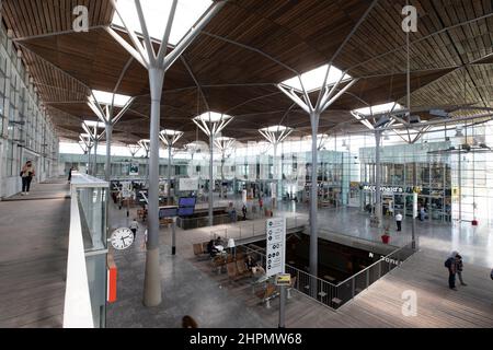 Interior terminal of Casa Port train station in Casablanca, Morocco ...