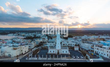 Aerial view, Torre Canne, Puglia, Italy Stock Photo - Alamy