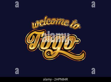 Togo country welcome sign or stamp. Vector illustration Stock Vector ...
