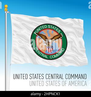 United States Army Europe Command flag, USA, vector illustration Stock ...