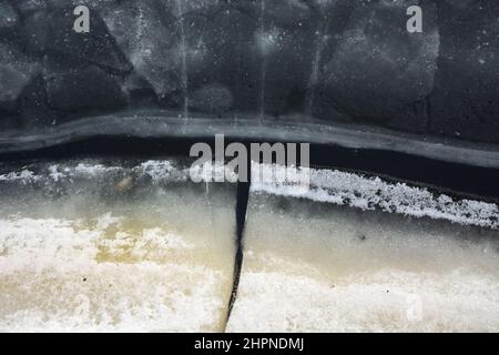 Background from broken pieces of ice. Texture, pattern, closeup Stock ...