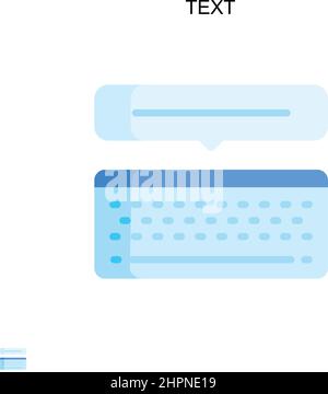 Textbox icon text message element illustration for web mock-up and application presentation user ...
