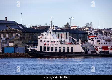 The old BMV shipyard at Laksevaag, near port of Bergen, Norway. Old car ...