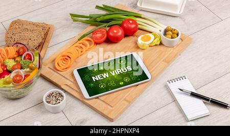 Healthy Tablet Pc compostion, immune system boost concept Stock Photo ...
