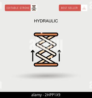 Pipe connector icon simple vector. Drain system. Faucet tap Stock ...