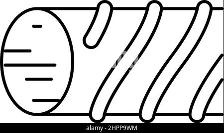 packaging rebar line icon vector illustration Stock Vector Image & Art ...