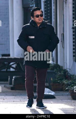 Amrit Magar arrives at Bromley Magistrates' Court, Kent. He has been ...