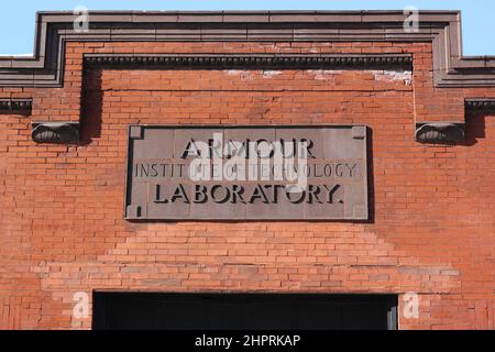The official original plaque of the Armour Institute of Technology ...