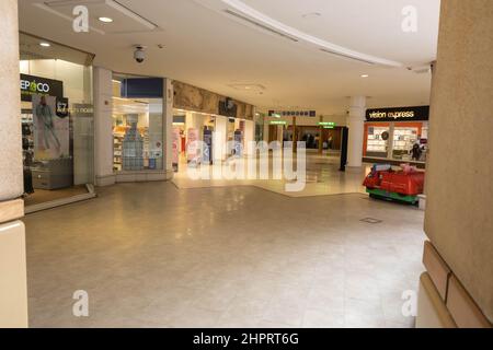 A view of the inside of Castle Quarter shopping Mall in Norwich City ...